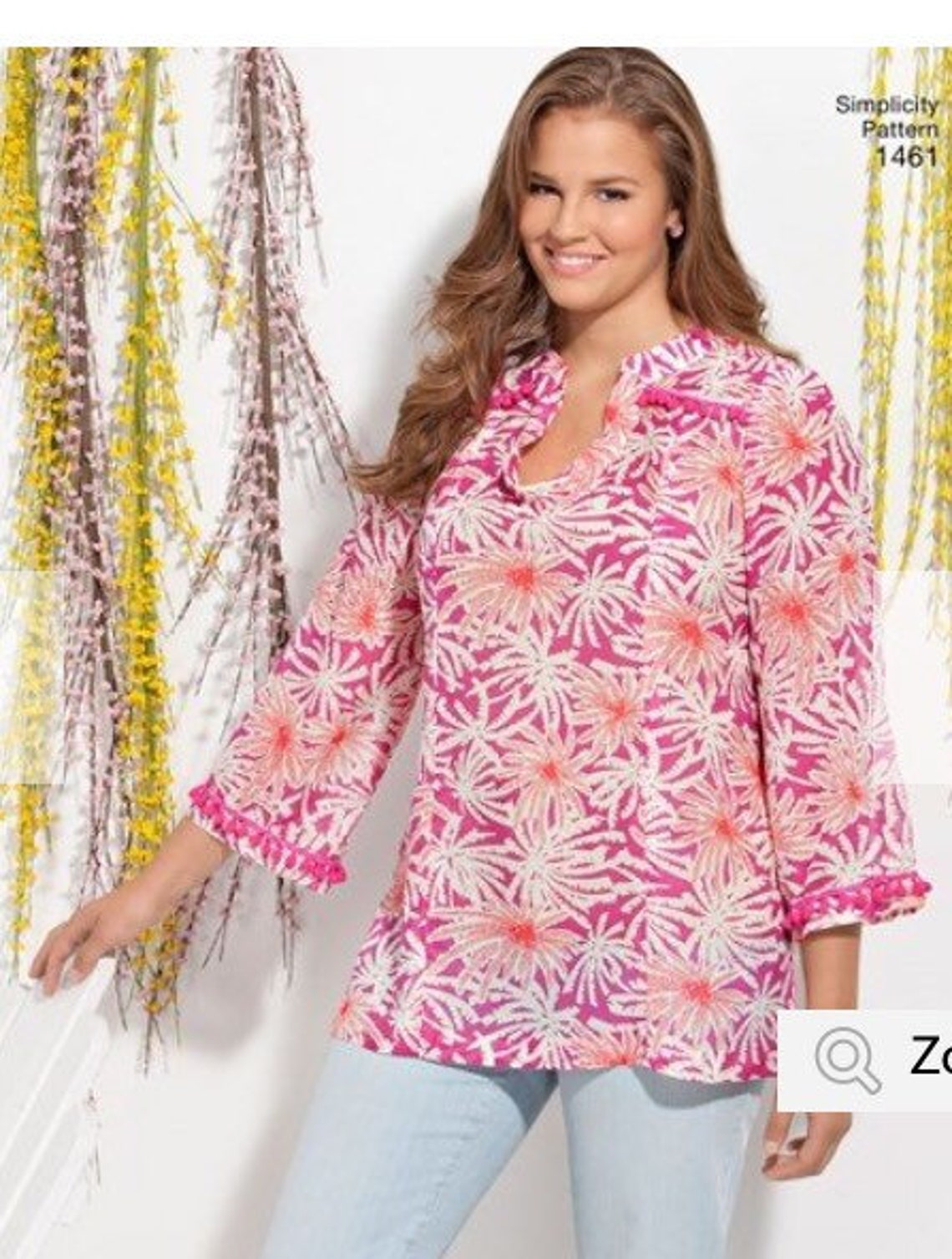 Plus-size Tunic Sewing Pattern Simplicity 1461 Size BB U.S. | Etsy