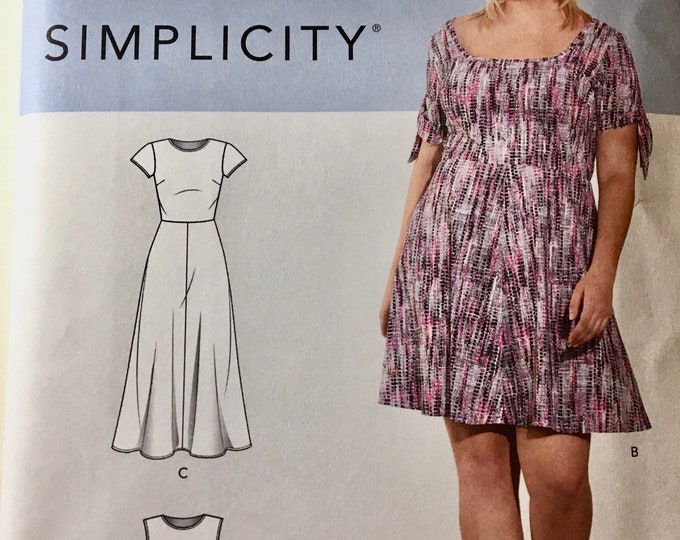 Plus-size Dresses Sewing Pattern Simplicity S8874 Sizes | Etsy