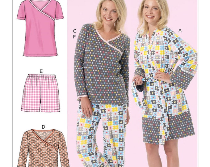 Women's Robe Belt Sleepwear Sewing Pattern Mccall's - Etsy