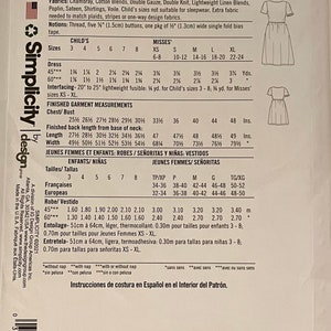 Mother and Daughter Dresses Sewing Pattern Simplicity S9277 New and ...