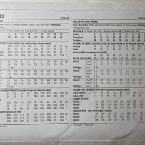 Misses Dresses Sewing Pattern Simplicity S9742 Sizes12-20 New and Uncut ...