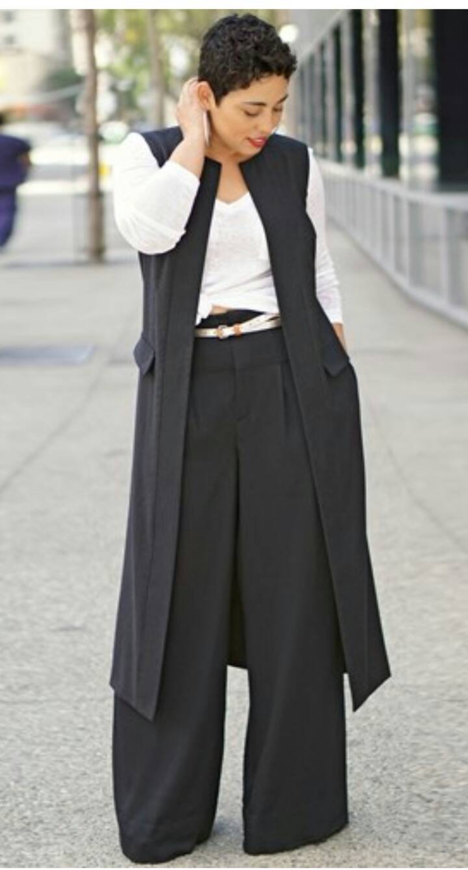 Long Vest Coat and Pants Sewing Pattern Simplicity 8177 Mimi - Etsy