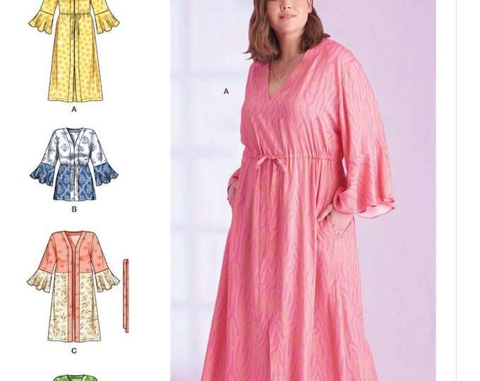 Plus-size Womens Top Sewing Pattern Simplicity S9548/R11444 Sizes 26W ...