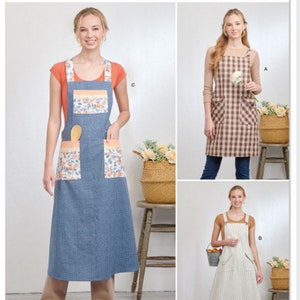 Pullover Aprons Sewing Pattern Simplicity S9938 Sizes XS-XL New and ...
