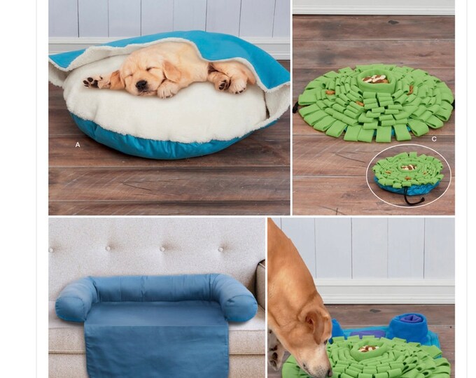 Pet Bed Sewing Pattern Simplicity S9445 Pet Chair Cover and - Etsy