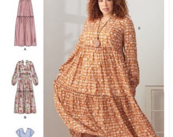 Apron Dress Sewing Pattern Simplicity 8230 Dottie Angel Misses Apron ...