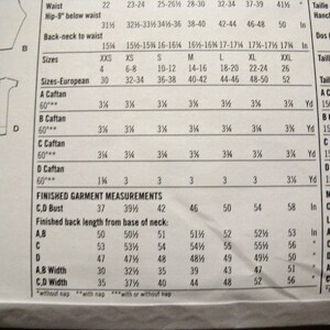 Caftan Sewing Pattern Simplicity S8911 Misses' Knit Caftans Sizes XXS ...