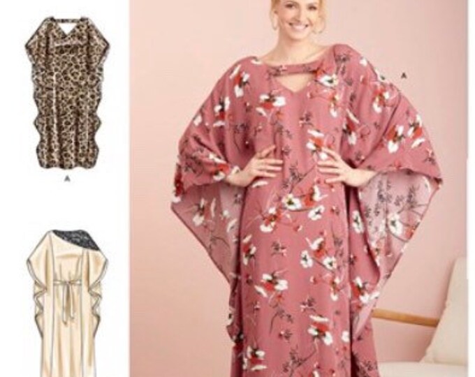 1970's Vintage Caftan Sewing Pattern Simplicity 8505 Sizes S-L New and ...