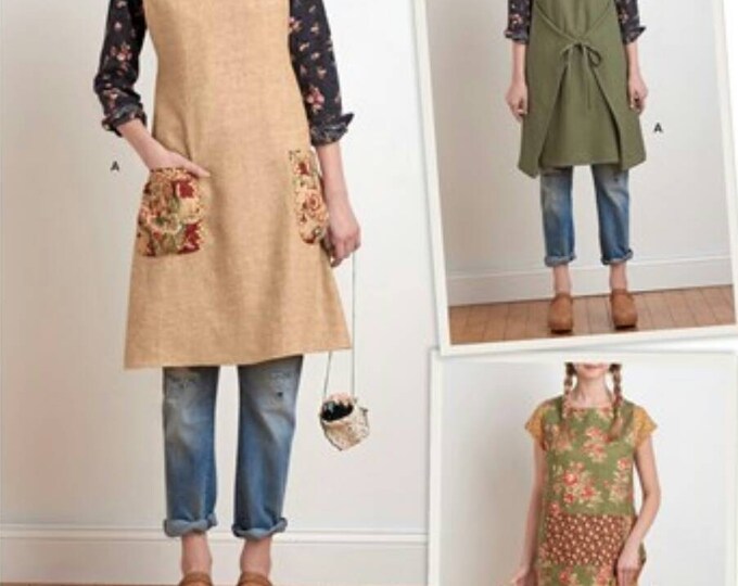 Apron Dress Sewing Pattern Simplicity 8230 Dottie Angel Misses Apron ...