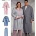 Sewing Pattern for Men and Women’s Robes and Pull on Pants Simplicity ...