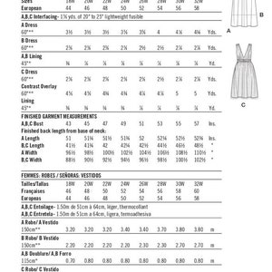 Women’s Plus-size Dresses Sewing Pattern Simplicity S9476 Sizes 26W-32W ...