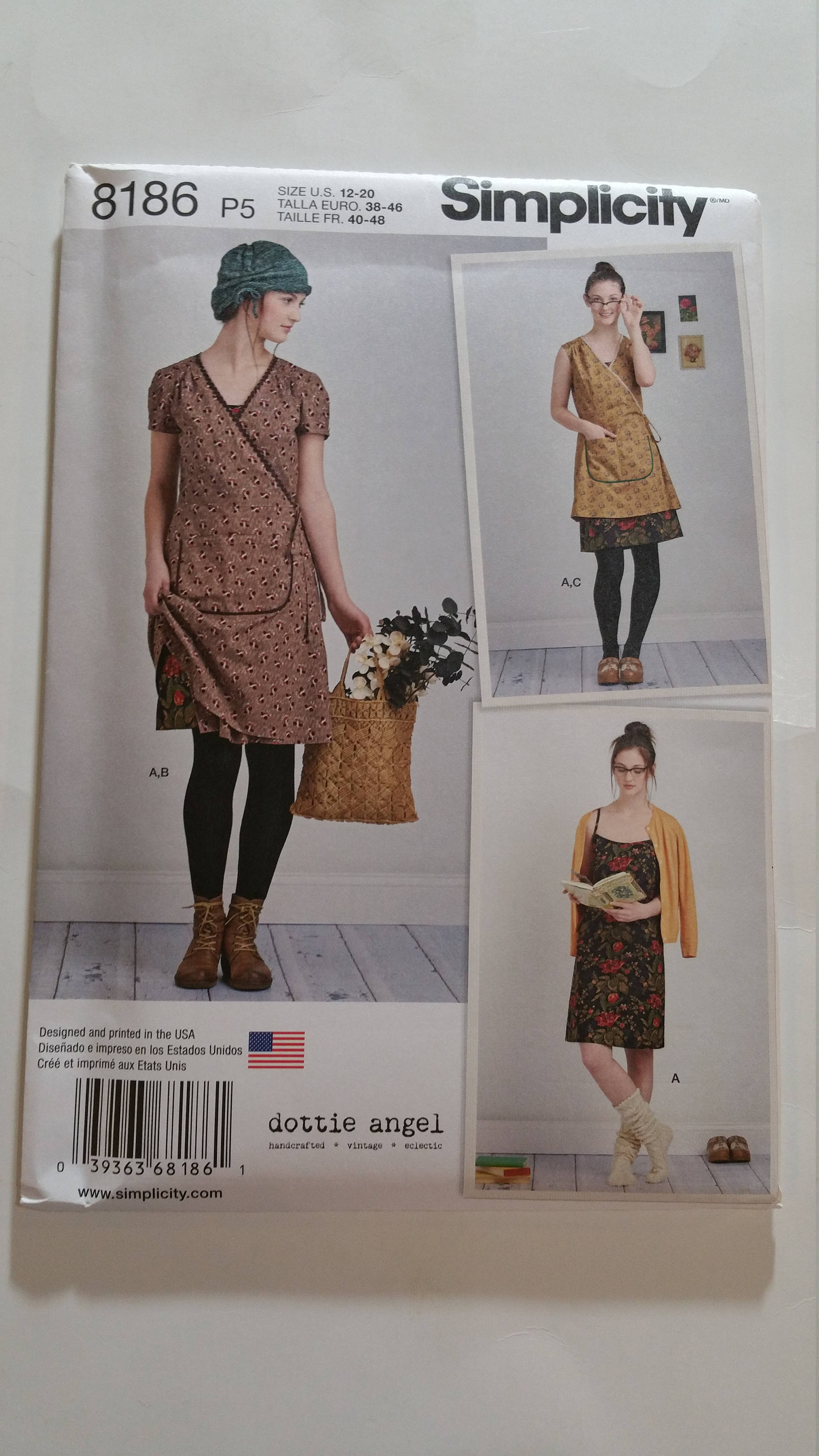 Slip or Slip Dress Simplicity 8186 Sewing Pattern Dottie Angel | Etsy