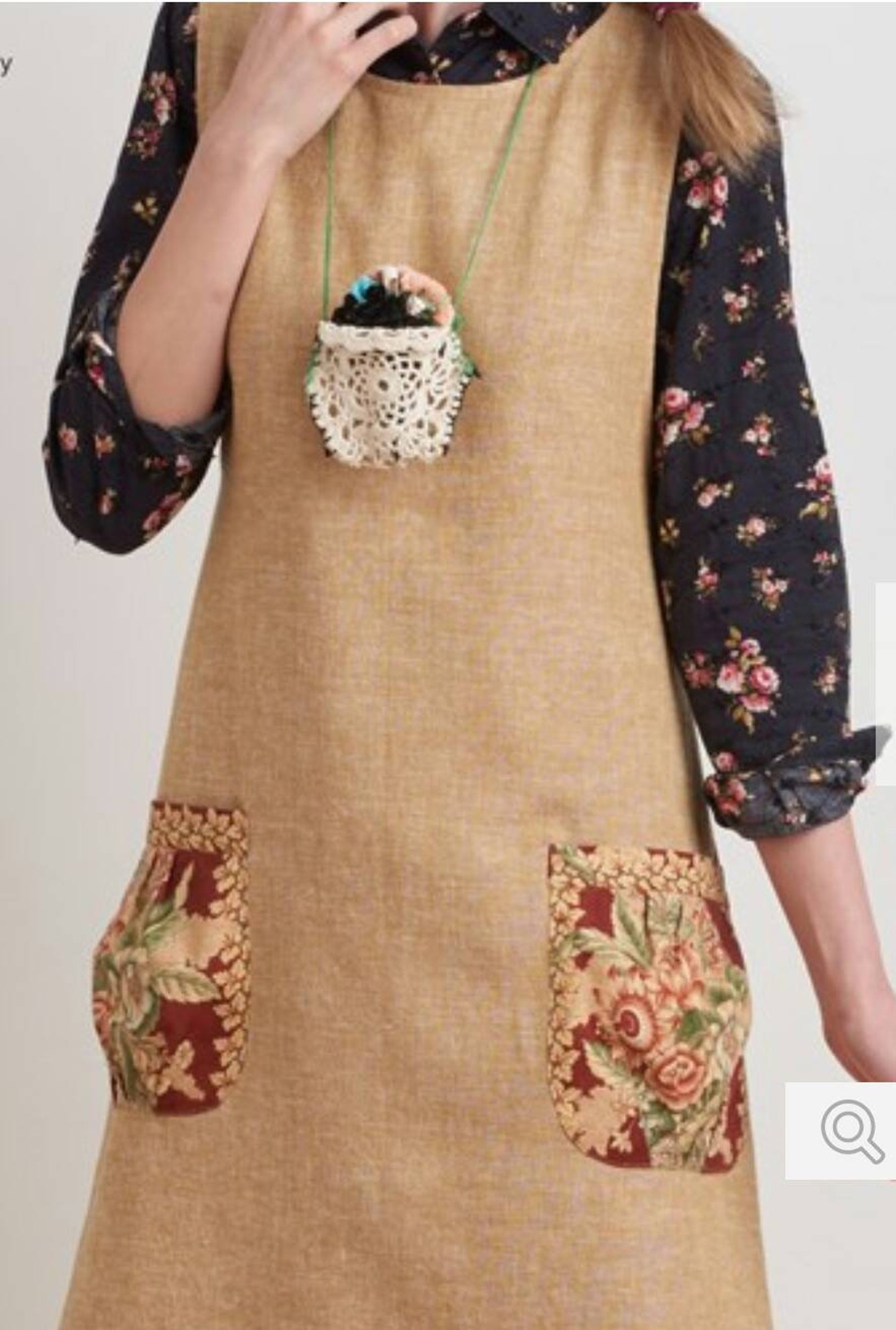 Apron Dress Sewing Pattern Simplicity 8230 Dottie Angel Misses - Etsy