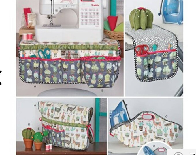 Sewing Machine Cover, Pin Cushions Sewing Pattern Simplicity 8822 ...