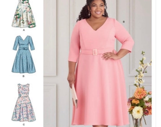 Womens Plus-size Dresses Sewing Pattern Simplicity S9474 - Etsy