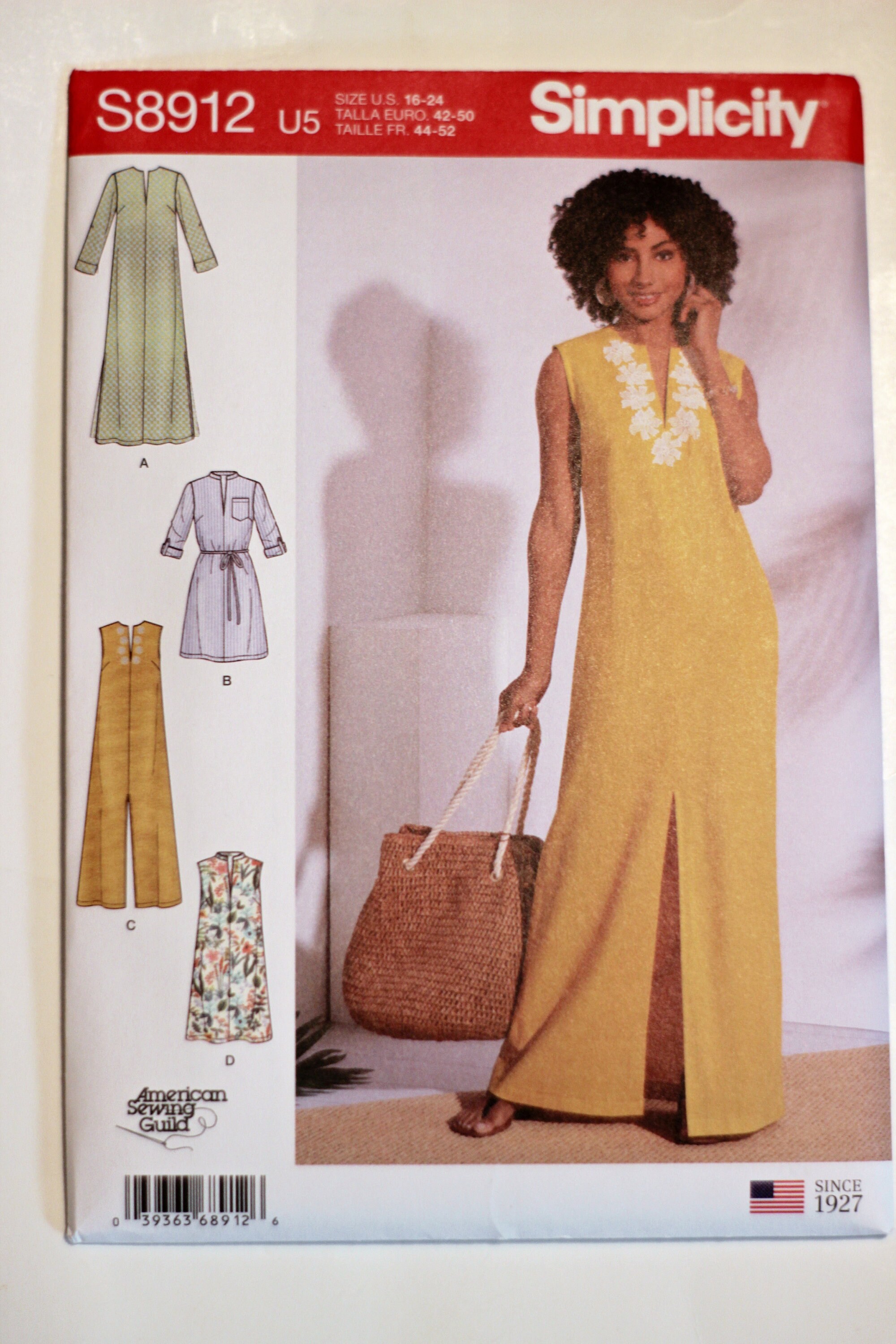 Plus-size Dresses Sewing Pattern Simplicity S8912 Women's | Etsy