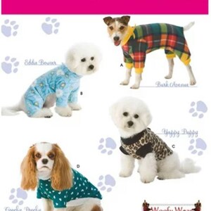 Dog Clothes Sewing Pattern Simplicity 3939 Woofy Wear New and Uncut - Etsy