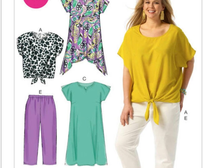 Plus-size Top, Tunic, Dress, Shorts and Pants Sewing Pattern Mccall's ...