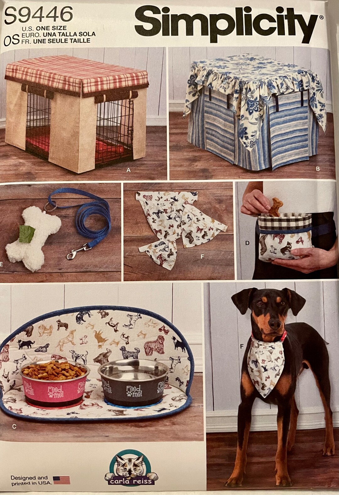 Pet Crate Cover Sewing Pattern Simplicity S9446 New and Uncut - Etsy