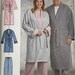 Sewing Pattern for Men and Women’s Robes and Pull on Pants Simplicity ...