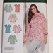 Plus-size Tunic Sewing Pattern Simplicity 1461 Size BB U.S. 20W-28W - Etsy