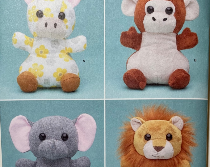 Plush Sea Creatures Sewing Pattern Simplicity S9570 New and Uncut - Etsy