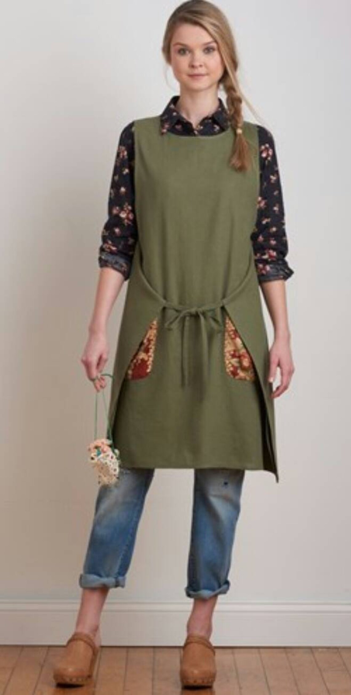 Apron Dress Sewing Pattern Simplicity 8230 Dottie Angel Misses - Etsy