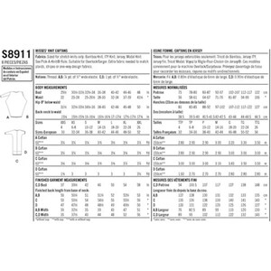 Caftan Sewing Pattern Simplicity S8911 Misses' Knit Caftans Sizes XXS ...