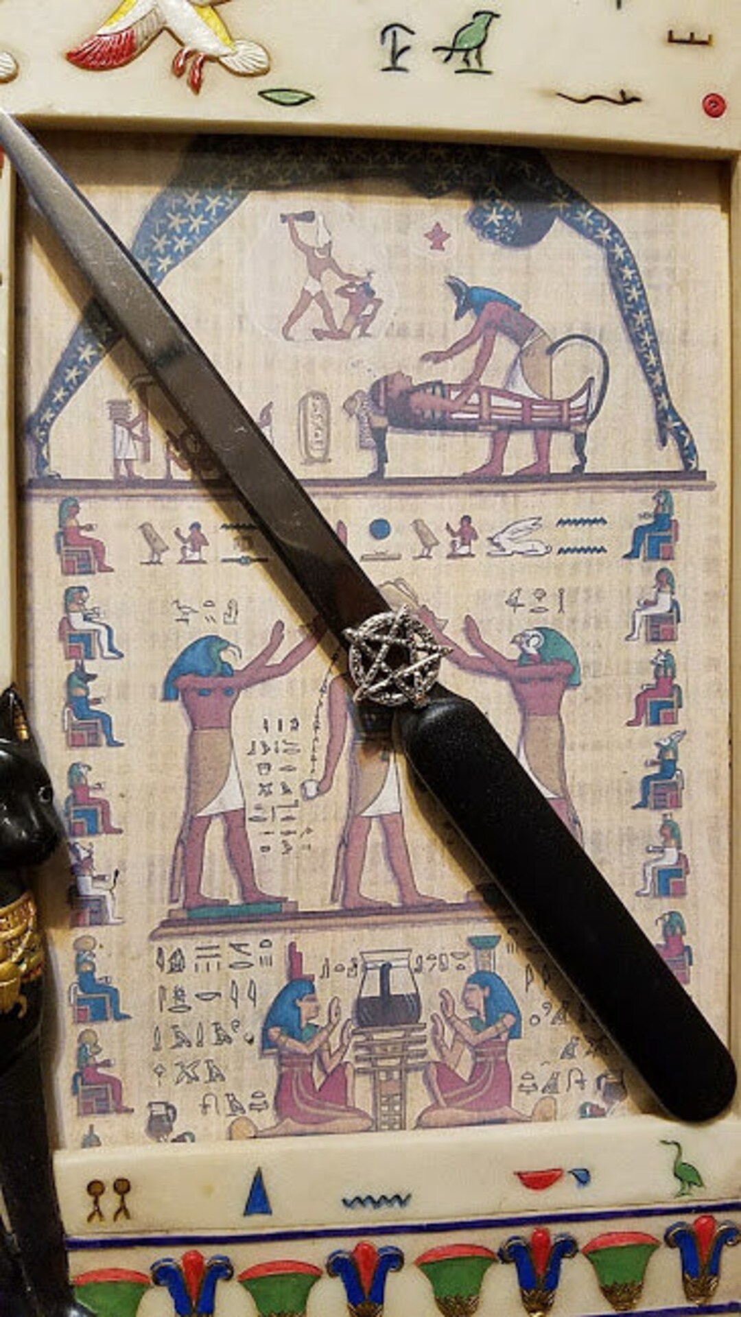 Wiccan Pagan 7 Athame Knife Wand Handcrafted With Pentagram - Etsy