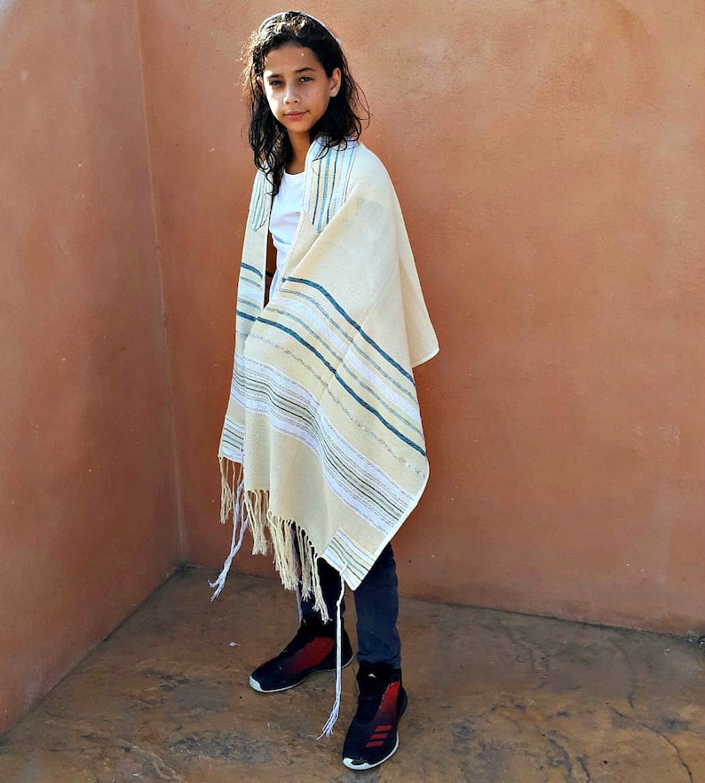 Tallit Set, Jewish Gift Judaica, Cotton Tallit Wedding, Jewish Prayer ...