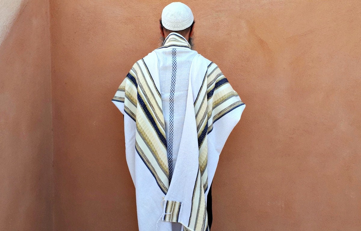 Tallit For Man Jewish Gift High Holidays Jewish Prayer | Etsy