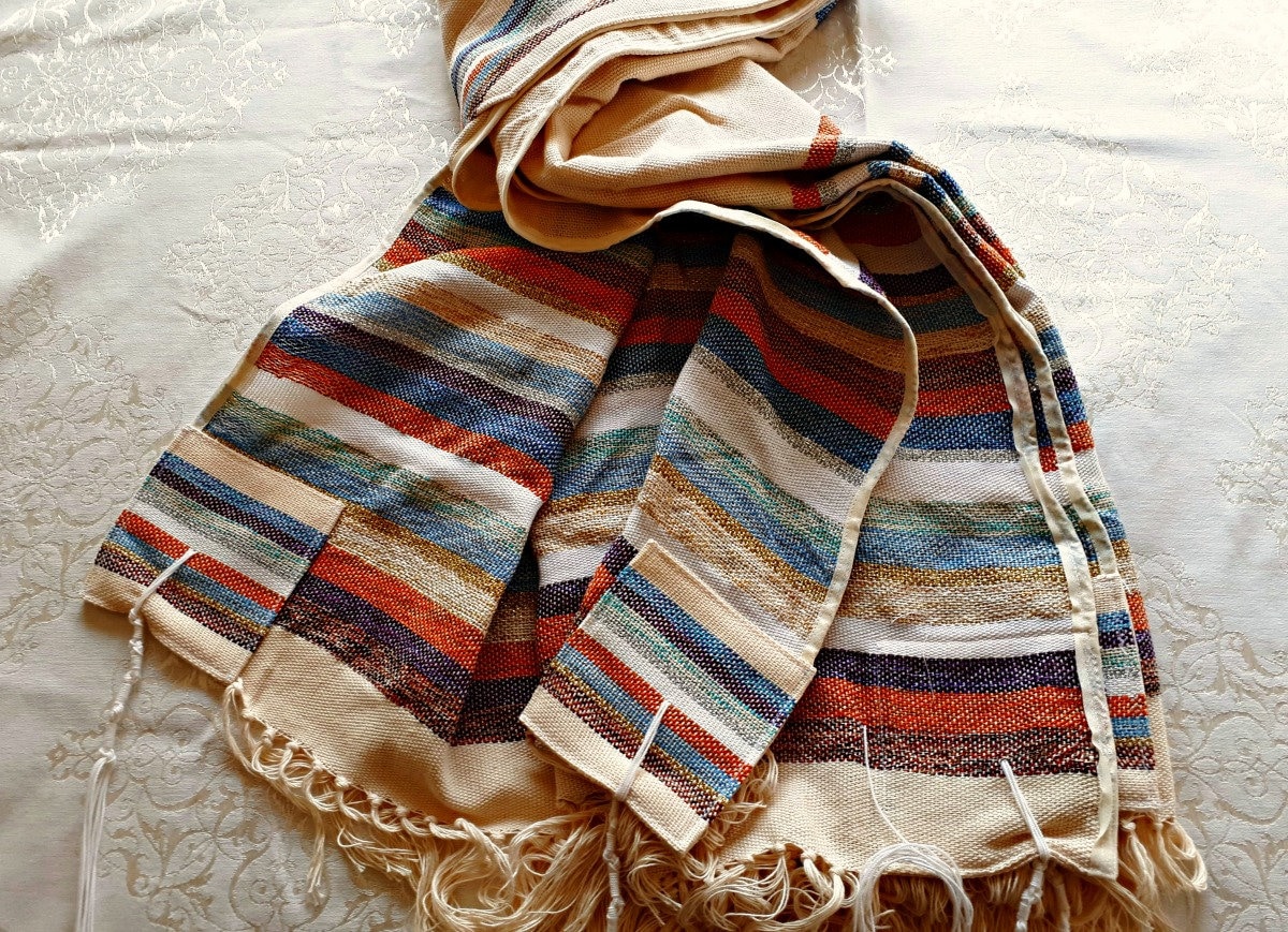 Tallit Prayer Shawl Jewish Prayer Shawl Handwoven Tallit | Etsy