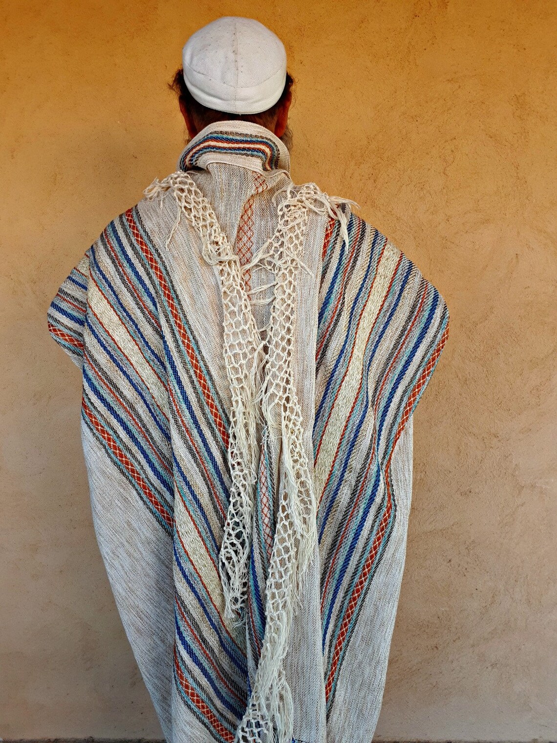 Israeli Prayer Shawl Jewish High Holidays Jewish Wedding - Etsy Israel
