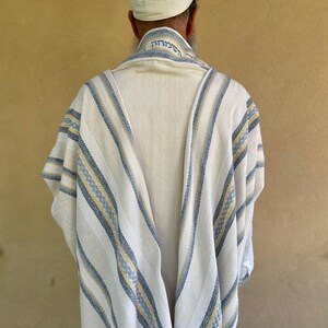 Custom Tallit, Jewish Gift Judaica, High Holidays, Woven Tallit, Jewish ...