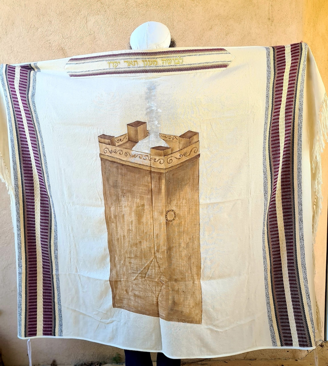 Tallit, Jewish Prayer Shawl, Handmade Tallit, Jewish Art, Made in ...