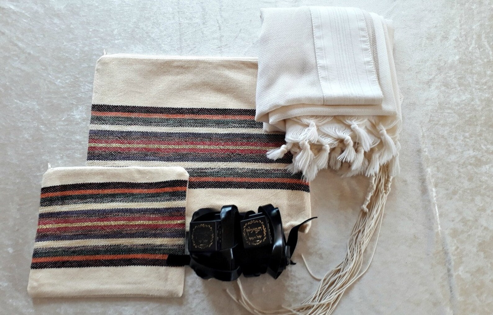 Tefillin Bag Tallit Bag Cotton Tefillin Bag Judaica Gift - Etsy