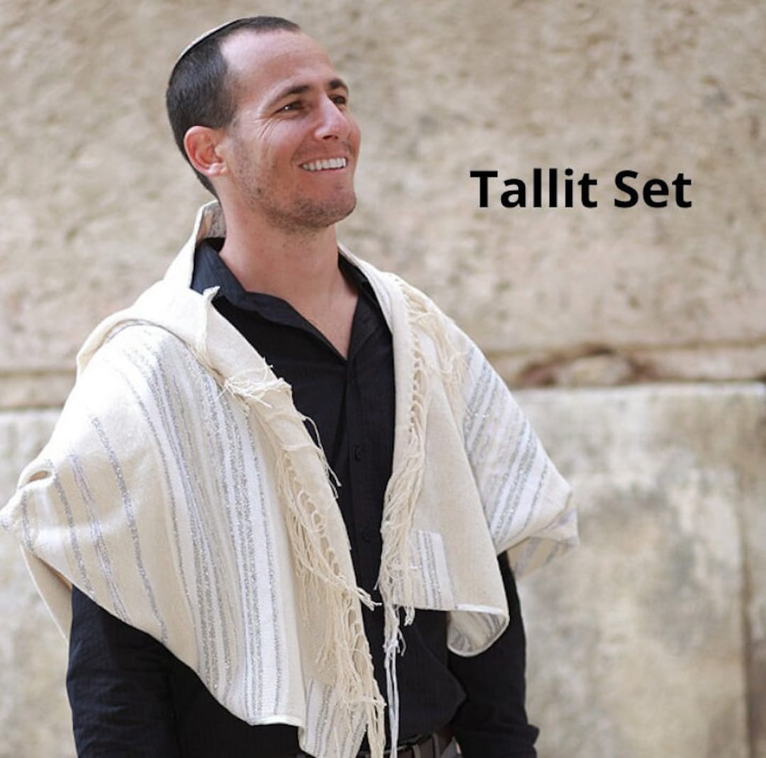 Tallit, Tallit Set, Jewish Prayer Shawl, Yarmulke, Tallit for Men ...