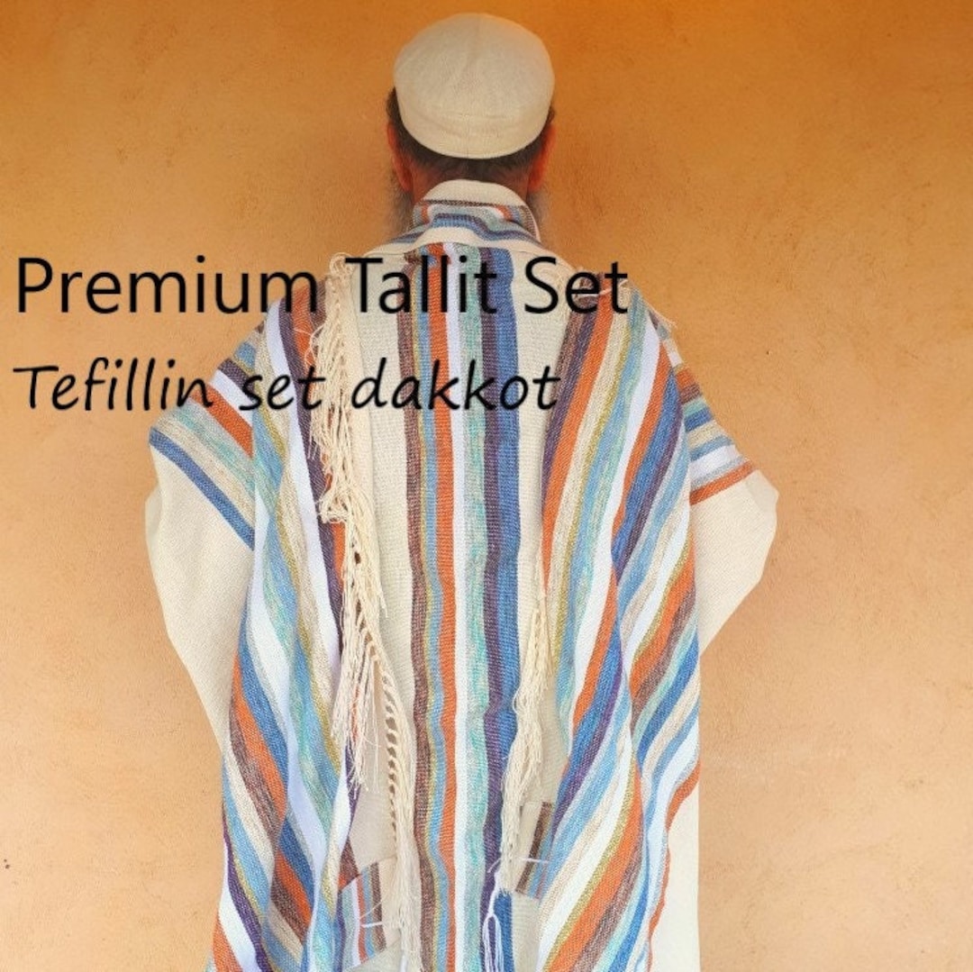 Tallit, Custom Prayer Shawl, Tallit Tefillin Set, Tallit for Man ...