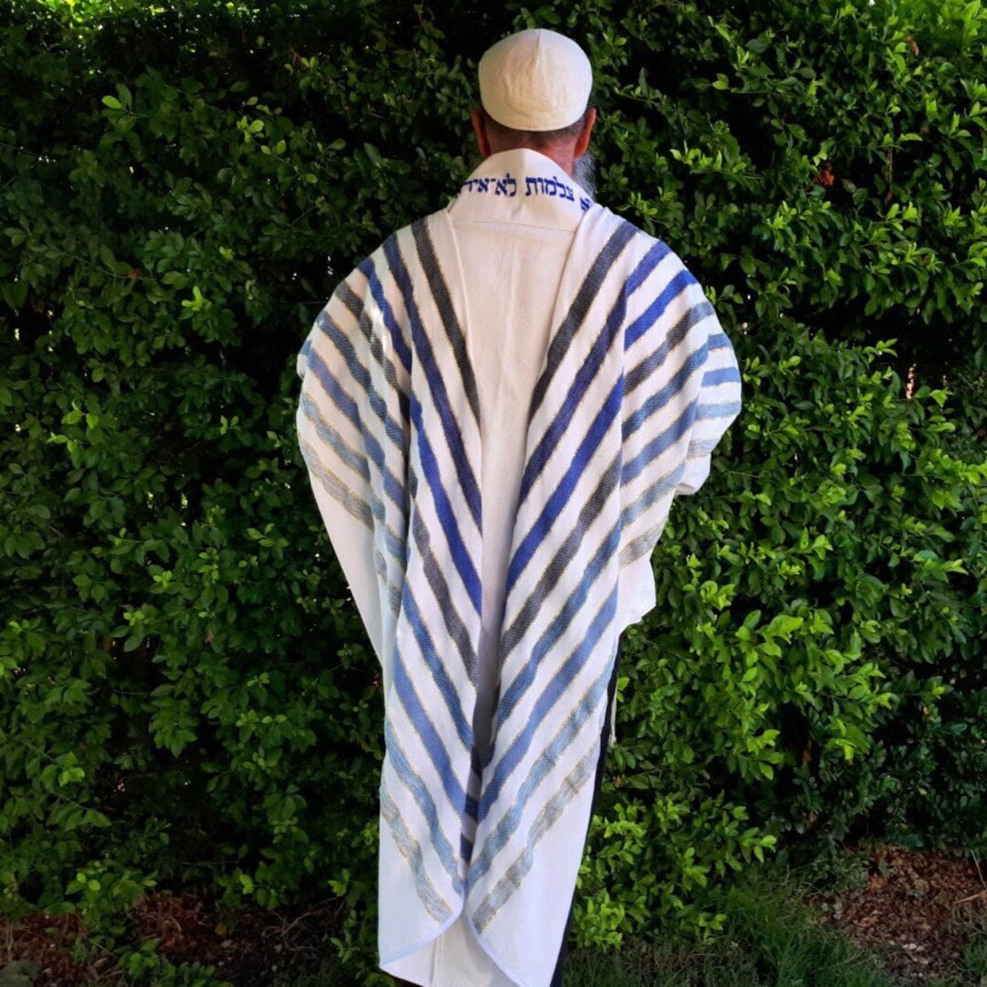 Tallit, Jewish Gift, Israeli Tallit SET, Custom Tallit, Jewish Prayer ...
