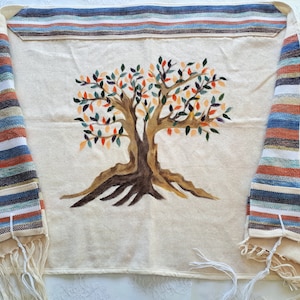 Custom Tallit, Tree of Life Art, Jewish Prayer Shawl, Jewish Gift ...