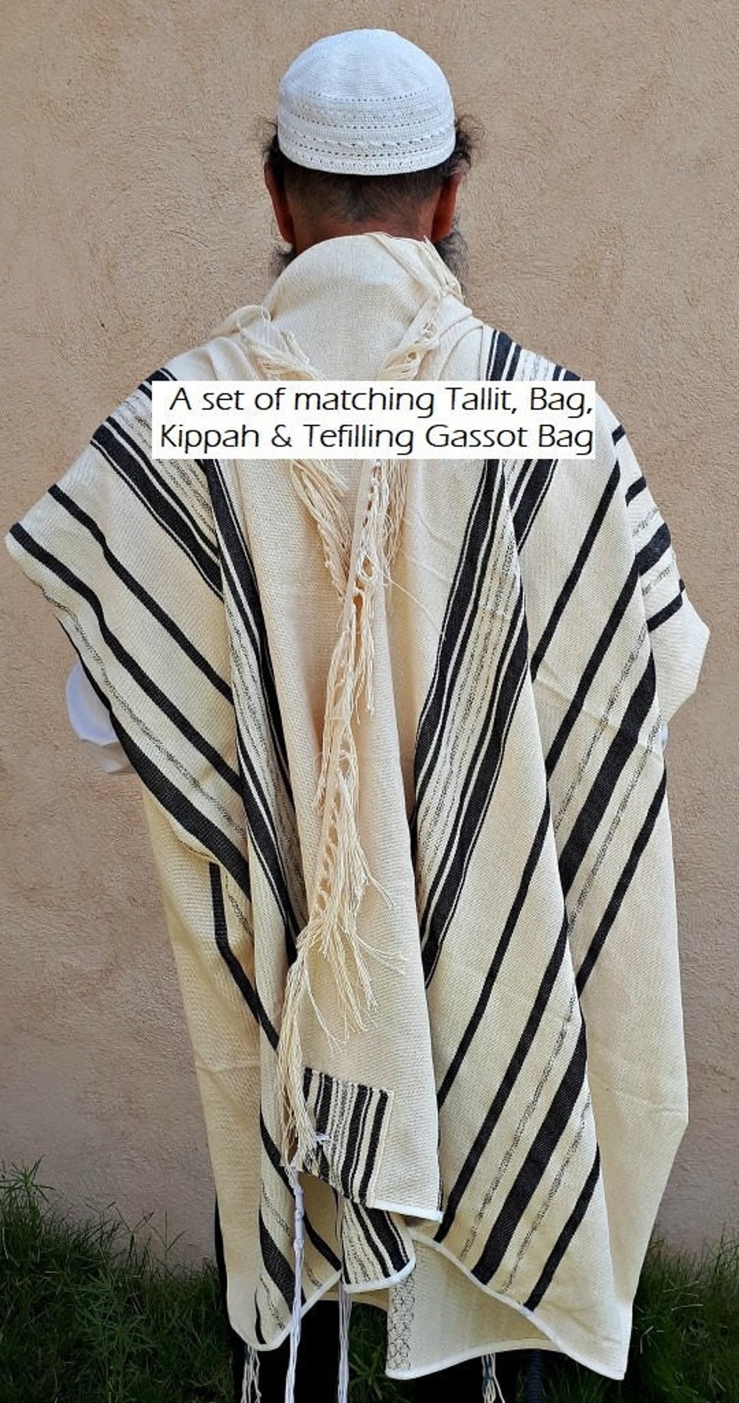 Tallit Set, Woven Tallit, Jewish Gift, Israeli Tallit, Jewish Prayer ...