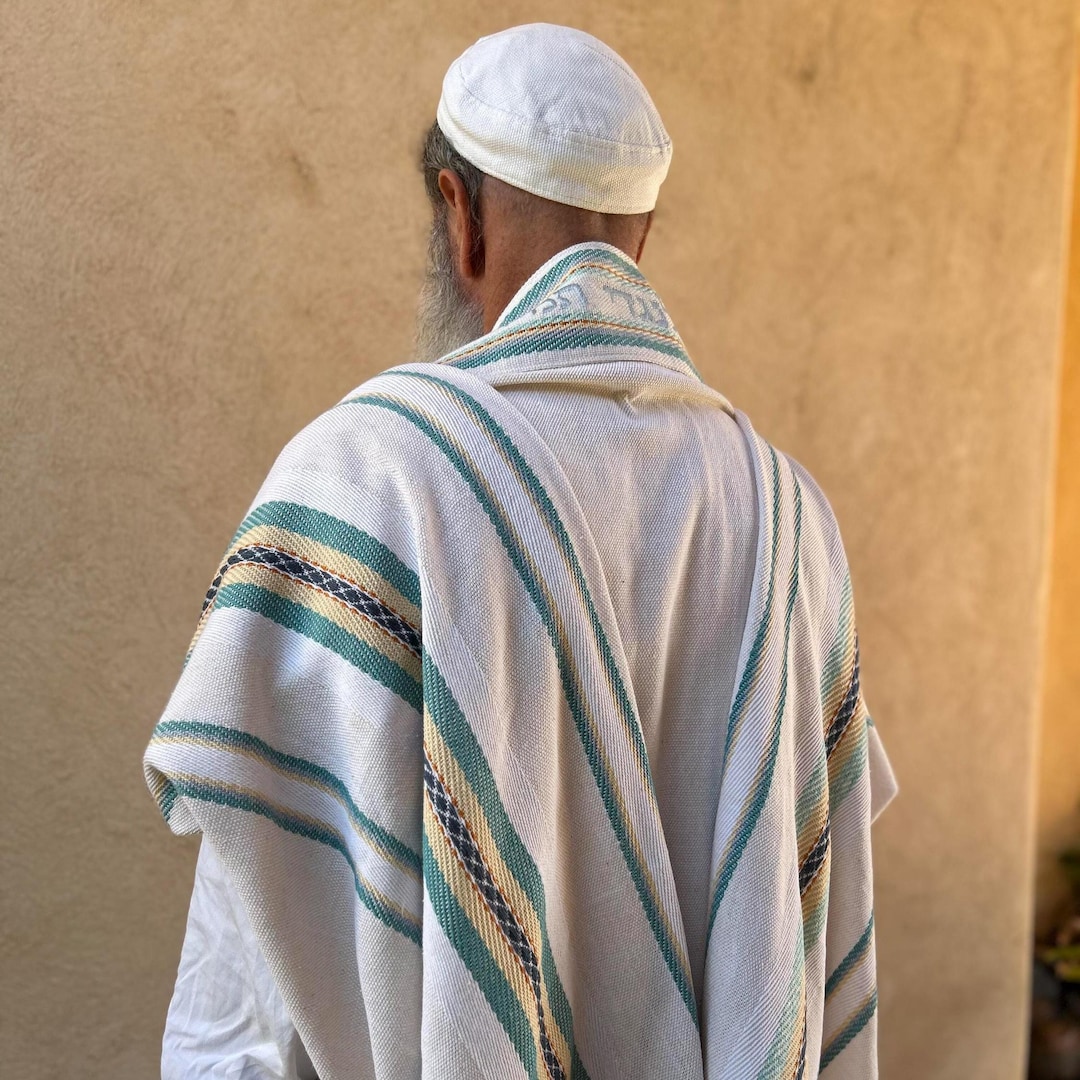 Tallit, Cotton Tallit, Judaica Gift, Jewish Prayer Shawl, Tallit for ...