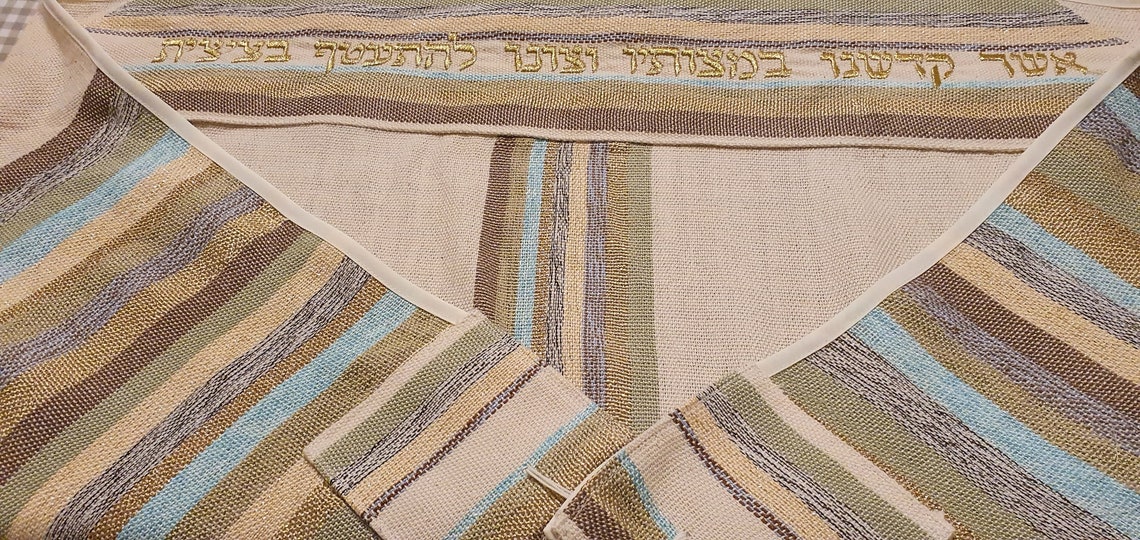 Handwoven Tallit Wedding Tallit Judaica Jewish Gift - Etsy