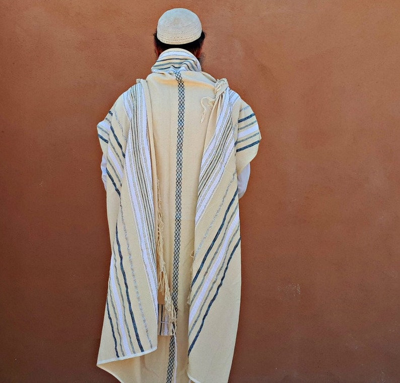 Tallit Judaica Jewish Prayer Shawl Custom Tallit Woven - Etsy