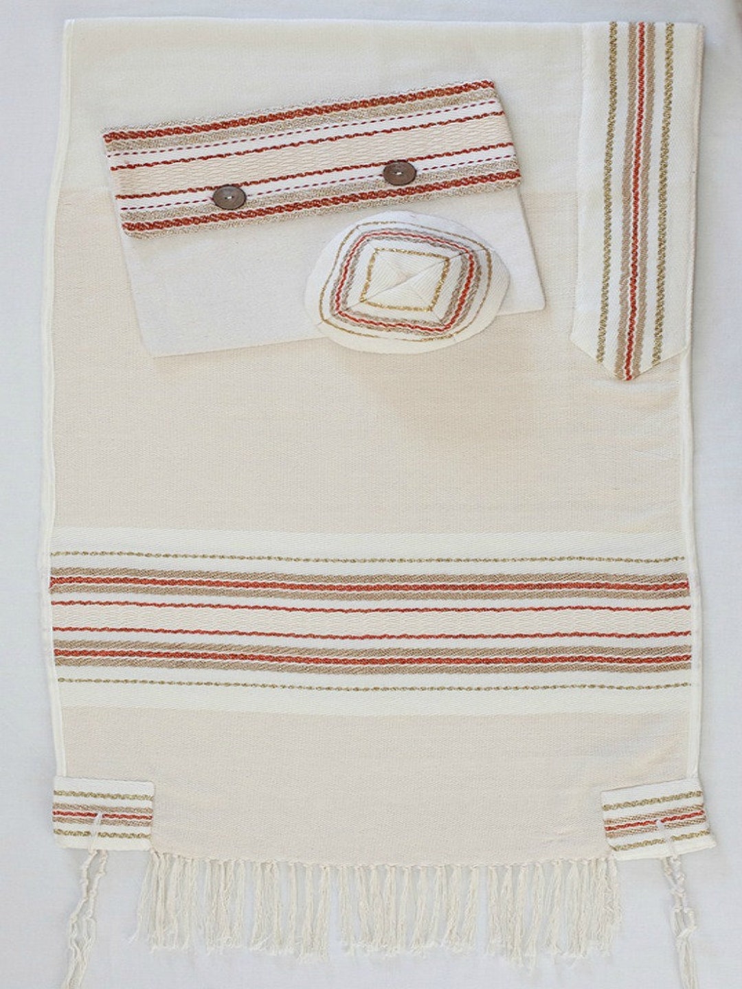 Tallit, Tallit for Men, Tallit Set, Wedding Tallit Set, Judaica Gift ...