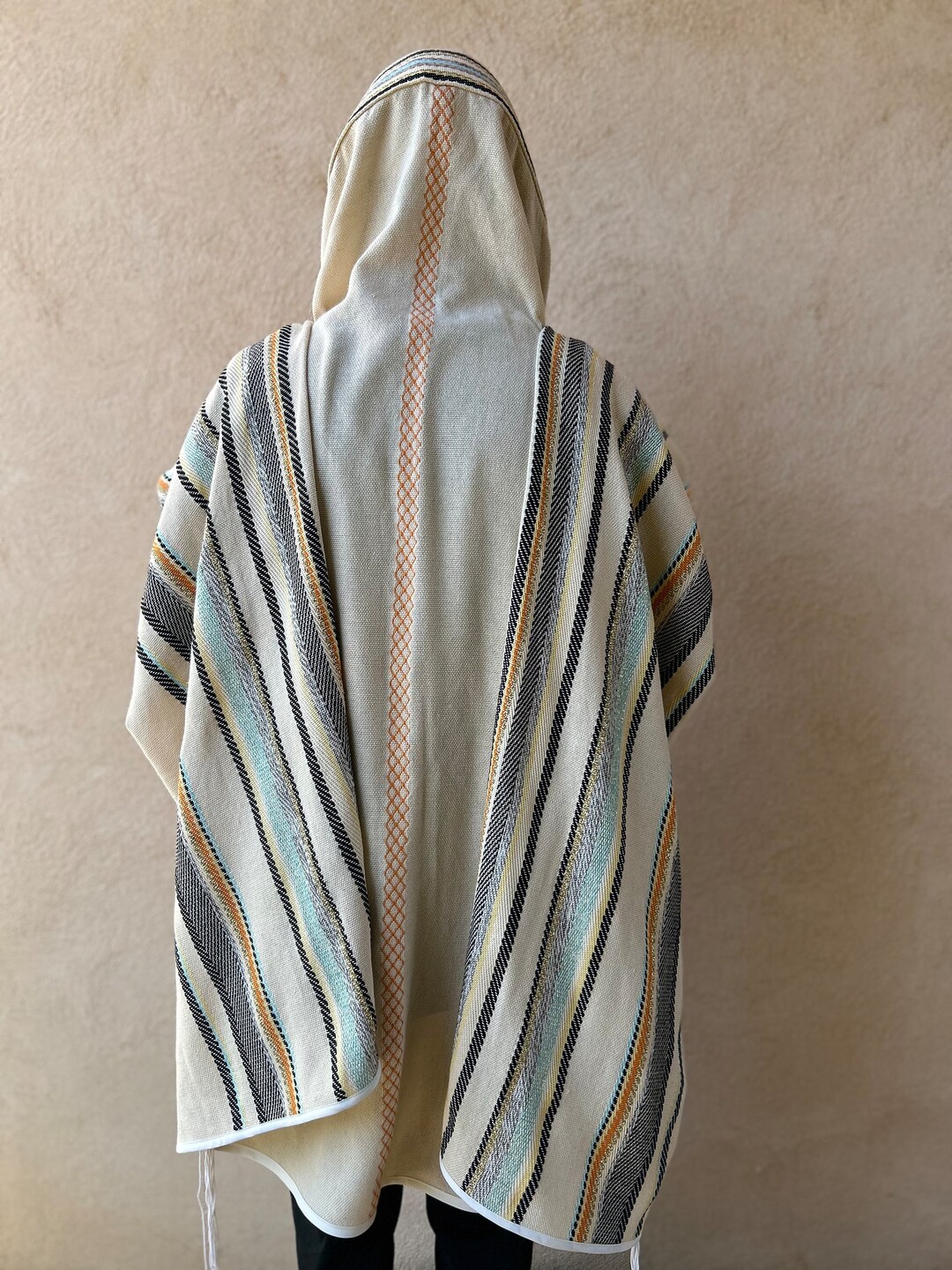 Tallit for Men, Jewish Wedding Gift Set, Woven Tallit, Judaica Gift for ...