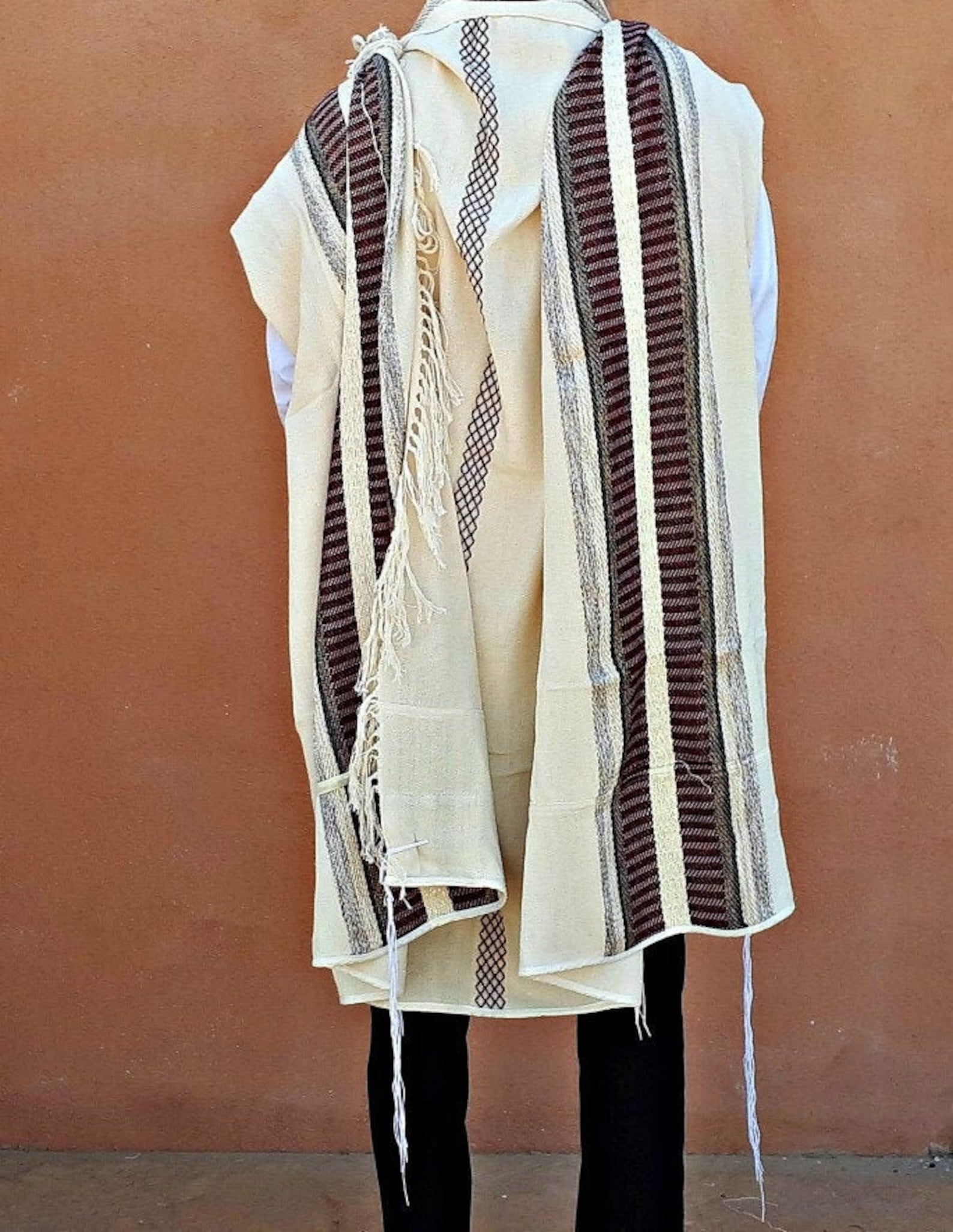 Tallit Judaica Jewish Prayer Shawl Custom Tallit Woven - Etsy