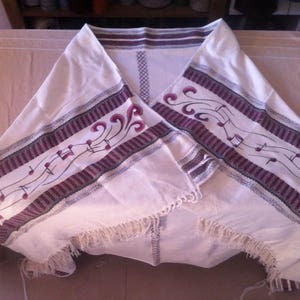 Bar Mitzvah Tallit Set, Jewish Gift Judaica, Jewish Prayer Shawl ...