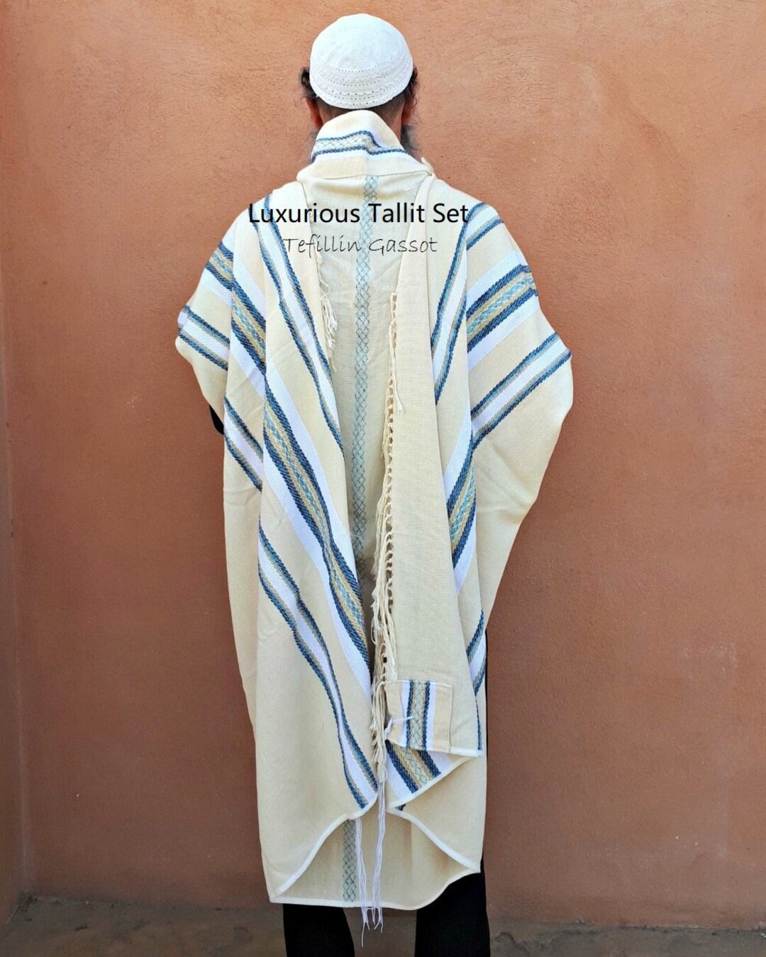 Tallit Tefillin Set, Jewish Gift, Bar Mitzvah Gift, Judaica Gift ...