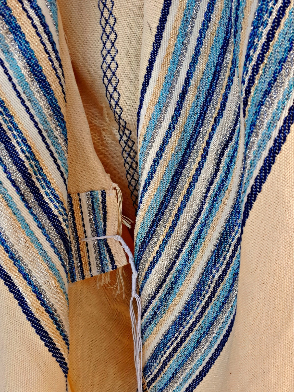Tallit Set, Prayer Shawl, Jewish Prayer Shawl, Handwoven Tallit, Cotton ...